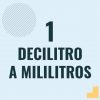 Como pasar 1 decilitro a mililitros [1 dl a ml]