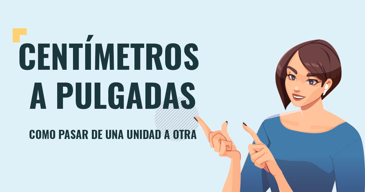 Como pasar centímetros a pulgadas [cm a in]
